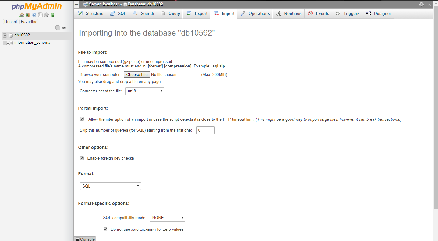 Client Billing Area - Knowledgebase - Importing SQL Files into PHPMyAdmin Client Billing Area - Knowledgebase - Importing SQL Files into PHPMyAdmin